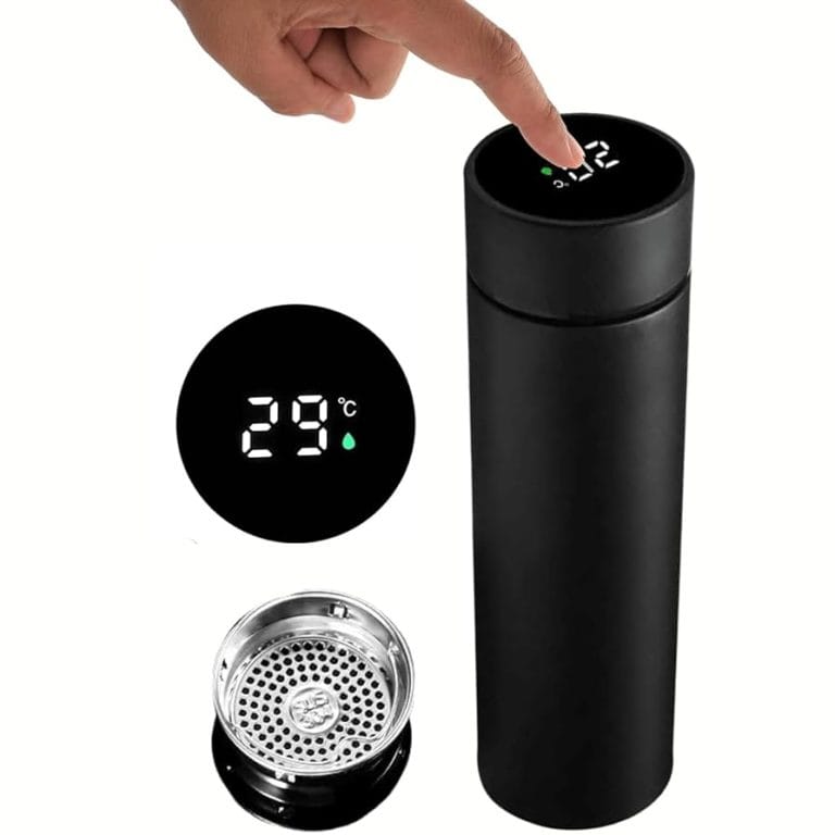 Digital LED Display Hot & Cool Smart Bottle Flask 500ML – Mega Bazer